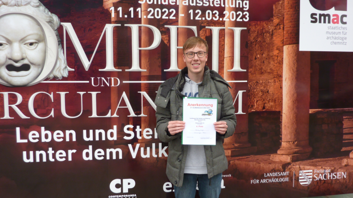 Florian Singer (Kl. 12) erfolgreich in der Geographie-Olympiade ...